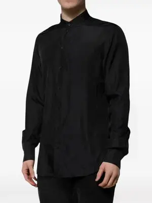 Dolce & Gabbana Martini Silk Shirt - Black