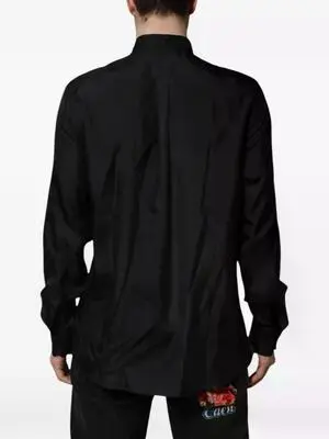 Dolce & Gabbana Martini Silk Shirt - Black