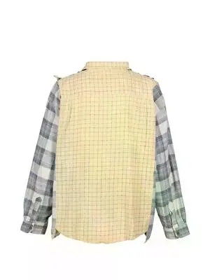 Needles Patchwork Fannel Shirt - Yellow