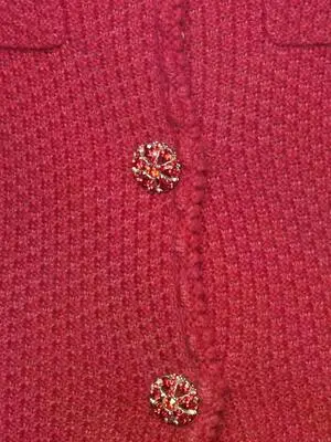 SELF-PORTRAIT Melange Knit Mini Dress