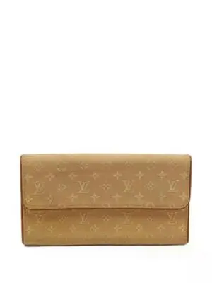 LOUIS VUITTON 2005 Mini Lin Porte Tresor International Monogram Wallet