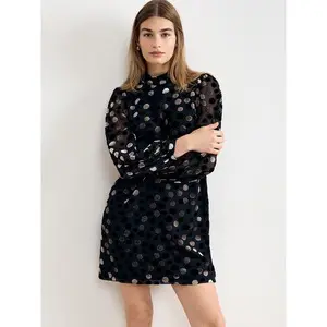 PHASE EIGHT Cordelia Long Sleeve Dress - Black