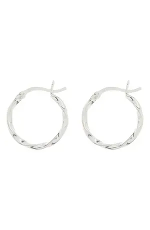Argento Vivo Twisted Hoop Earrings