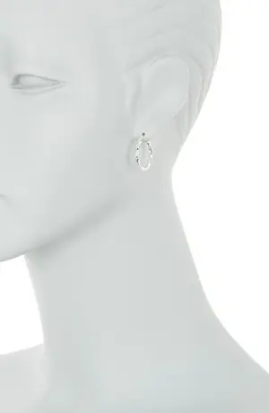 Argento Vivo Twisted Hoop Earrings