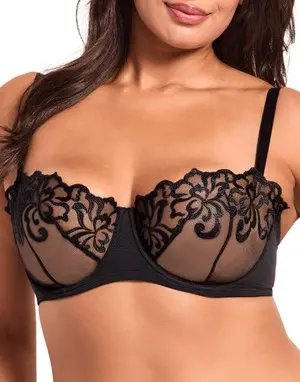 ADORE ME Naima Unlined Balconette Bra Black