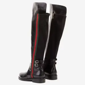 VINCI LEATHER SHOES The Manhattan Luxe Leather Kneehigh Boot