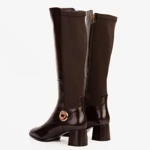 VINCI LEATHER SHOES The Windsor Leather Knee High Boot