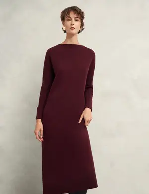 HOBBS LONDON Hartsfirth Wool Blend Knitted Dress