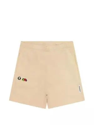 AAPE BY *A BATHING APE X Fruit Of The Loom Moonface-logo Track Shorts