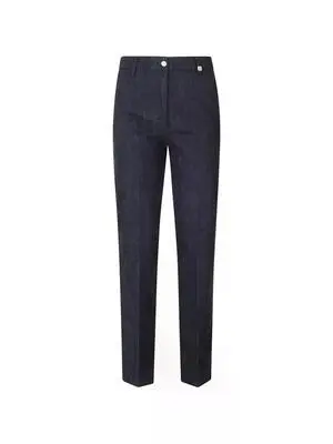 MYTHS Logo-plaque Tailored Trousers - Blue