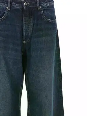 ICON DENIM LOS ANGELES Will Faded Wide-leg Jeans