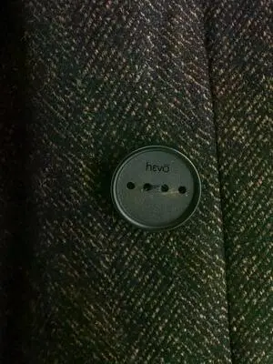 HEVO Martina Franca Herringbone Double-breasted Coat