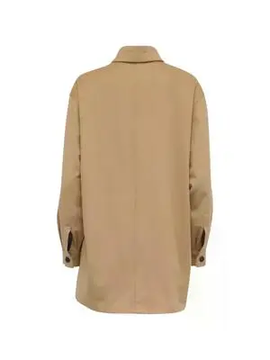 Loro Piana Pointed-collar Coat - Neutrals