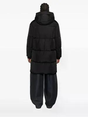 BOSS Hooded Quilted Jacket - Black