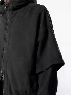 MAHARISHI Layered-sleeve Hooded Jacket