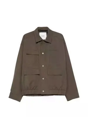 Nanushka Elasticated-hem Pocket-detail Jacket - Green