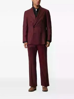 FORTELA Totò Double-breasted Suit - Red