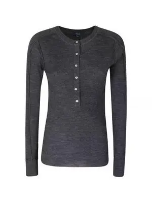 Soeur Laos Henley T-shirt - Grey