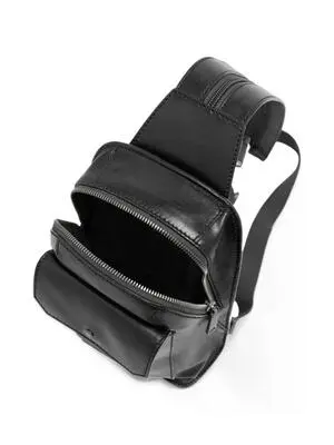 THE BRIDGE Mattia Leather Shoulder Bag