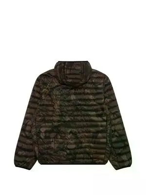 AAPE BY *A BATHING APE Moonface Camo-print Padded Jacket - Blue