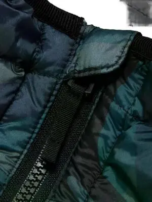 AAPE BY *A BATHING APE Moonface Camo-print Padded Jacket - Blue