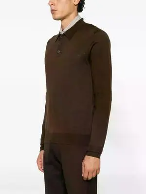 LANVIN Long-sleeve Polo Shirt