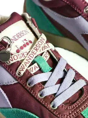JW ANDERSON X DIADORA Equipe Suede-panelled Sneakers