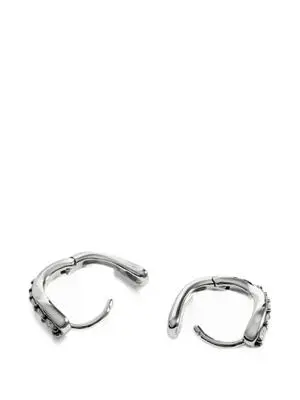 Monica Vinader Riva Pavé Diamond Huggie Earrings