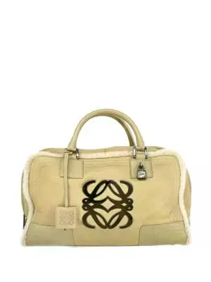 Loewe 36 Amazona Shearling-detail Handbag