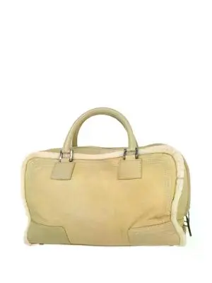Loewe 36 Amazona Shearling-detail Handbag