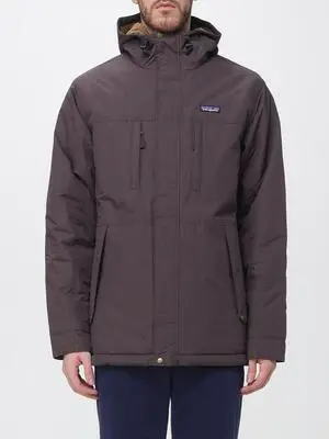 Patagonia Hooded Water-repellent Padded Parka In Recycled Nylon - Brown