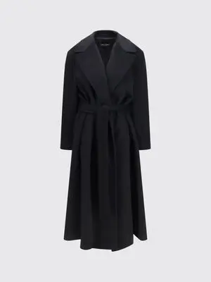 Dolce & Gabbana Long Wool Robe Coat With Belt