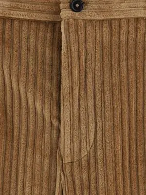 Dolce & Gabbana Straight Fit Corduroy Trousers With A Mid-rise Waist