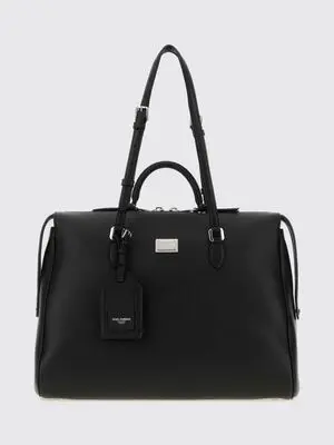 Dolce & Gabbana Vittoria Handbag In Grained Calfskin Leather - Black