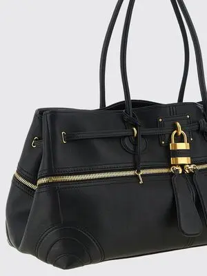 Chloé Paddington Lambskin Leather Shoulder Bag With Padlock