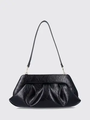 THEMOIRE Bios Wrinkled-effect Vegan Leather Shoulder Bag