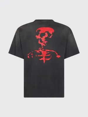 SAINT MXXXXXX Punk-style Graphic Print Cotton T-shirt By