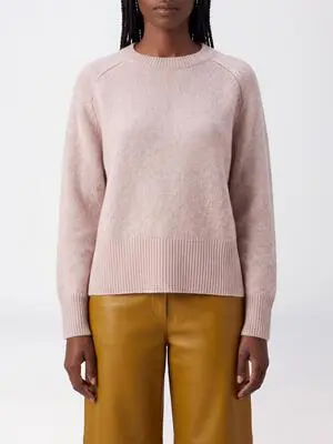 NOTSHY Pure Cashmere Crewneck Jumper With Long Sleeves And Ribbed Trim - Beige