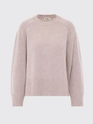 NOTSHY Pure Cashmere Crewneck Jumper With Long Sleeves And Ribbed Trim - Beige
