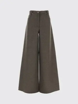 Max Mara High-waisted Pure Virgin Wool Knit Flare Trousers