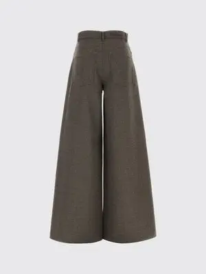 Max Mara High-waisted Pure Virgin Wool Knit Flare Trousers