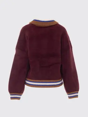 Essentiel Antwerp Wool-blend Bomber Jacket With Contrast Trims - Red