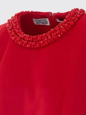 Essentiel Antwerp Bead-embellished Crêpe Mini Sheath Dress