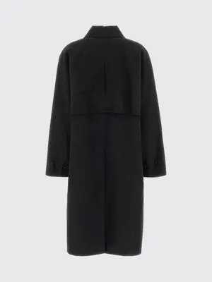 JIL SANDER Long Single-breasted Wool Coat With Concealed Closure