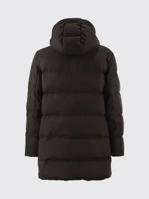 FAY Hooded Padded Jacket With Iconic Hook Closure