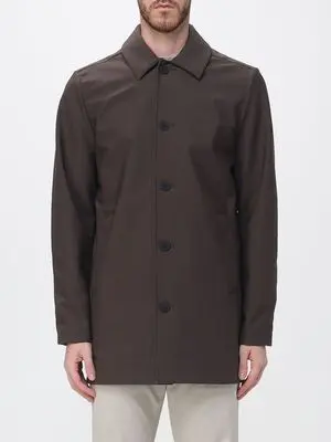 HESKIMO Waterproof Knee-length Stretch-nylon Trench Coat - Brown