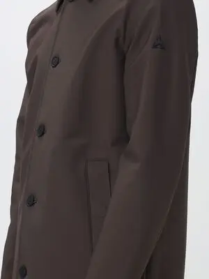HESKIMO Waterproof Knee-length Stretch-nylon Trench Coat - Brown