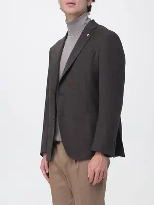 MANUEL RITZ Single-breasted Stretch-polyester Blazer With Patch Pockets