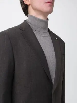 MANUEL RITZ Single-breasted Stretch-polyester Blazer With Patch Pockets