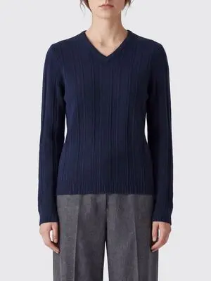 Paloma Wool V-neck Merino Wool And Cashmere Blend Jumper - Blue